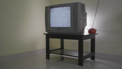 side view Tv Signal lost in home Reflect... | Stock Video | Pond5
