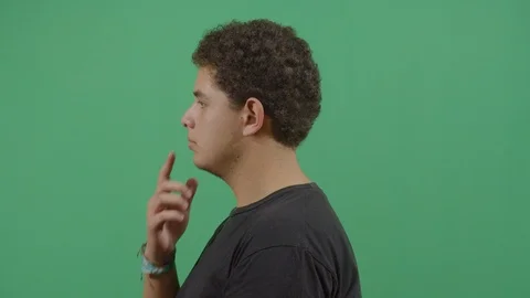 side view of a young boy pushing on the ... | Stock Video | Pond5
