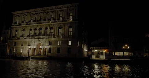 Sightseeing from Grand Cannel at Night H... | Stock Video | Pond5