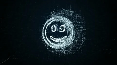 sign Joy logo, design consisting of digi... | Stock Video | Pond5