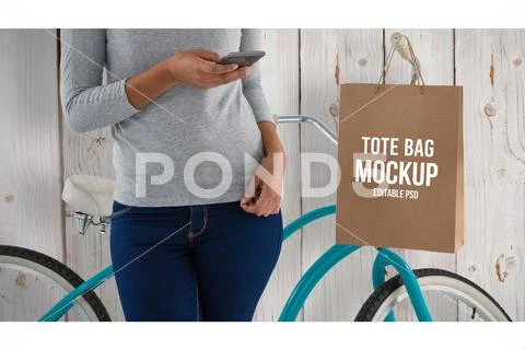 PSD Photoshop Template: Signage and Bag Mockups #163292263