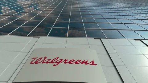Signage board with Walgreens logo. Moder... | Stock Video | Pond5