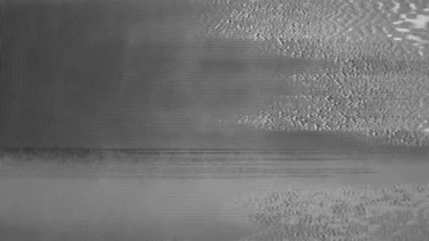 Signal interference, VHS lines, static, ... | Stock Video | Pond5