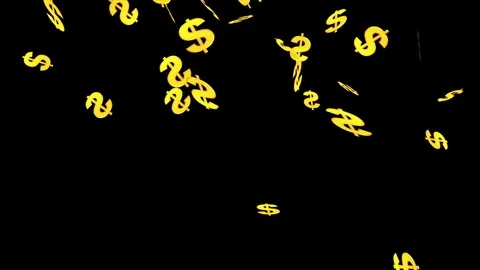 Falling Dollar Signs Stock Videos – Royalty-Free HD & 4K Videos
