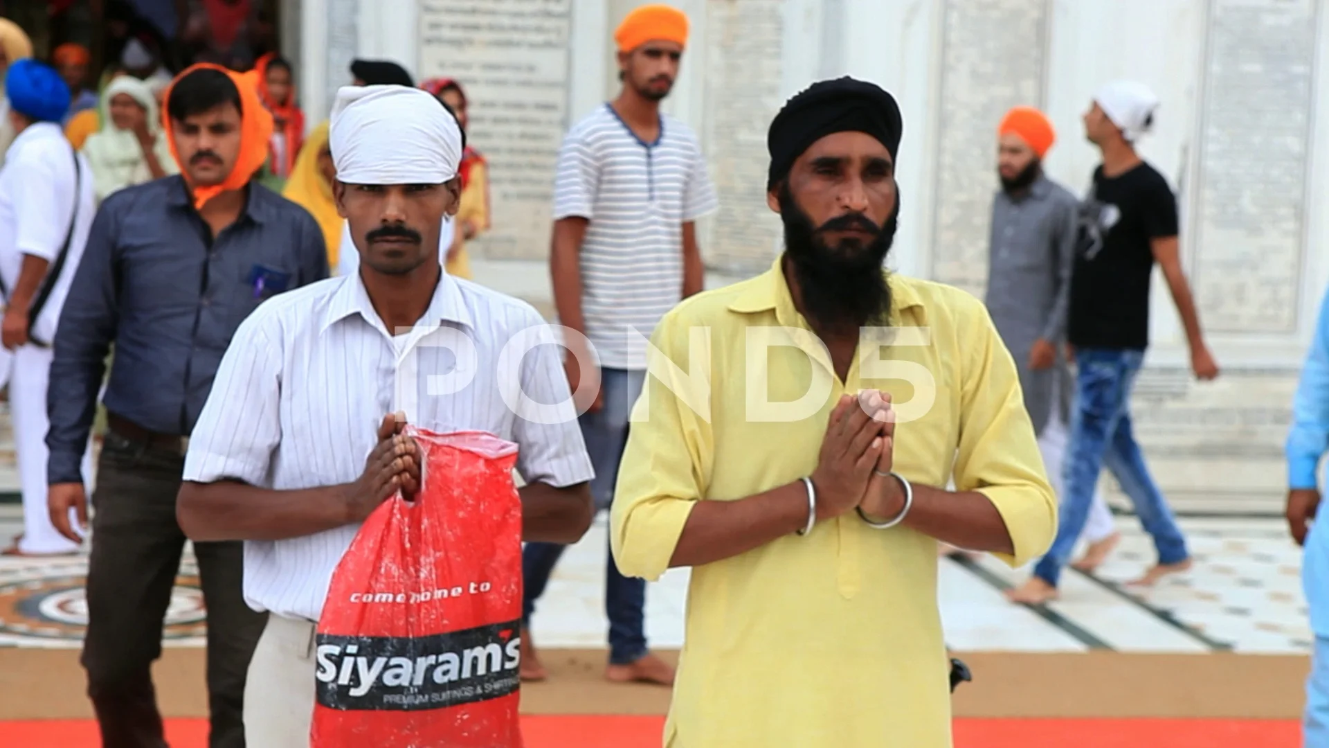 Sikhism People Praying