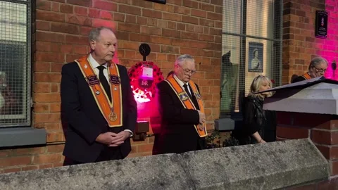 Silence observed for the Queen at West B... | Stock Video | Pond5