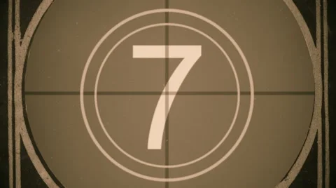 Countdown Film Reel Stock Footage ~ Royalty Free Stock Videos | Pond5