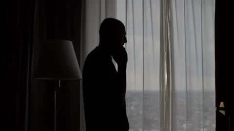 Man Walking Towards Window Stock Video Footage | Royalty Free Man ...