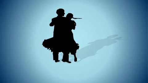 Animated Dancing Silhouette Stock Footage ~ Royalty Free Stock Videos ...