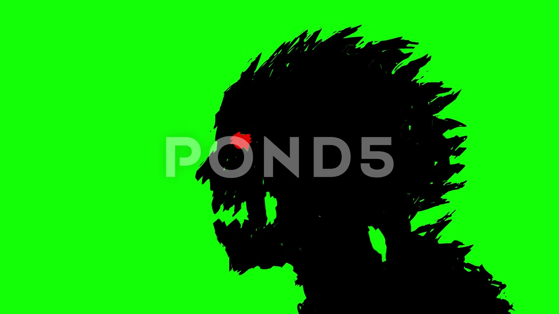 Running Zombie Silhouette