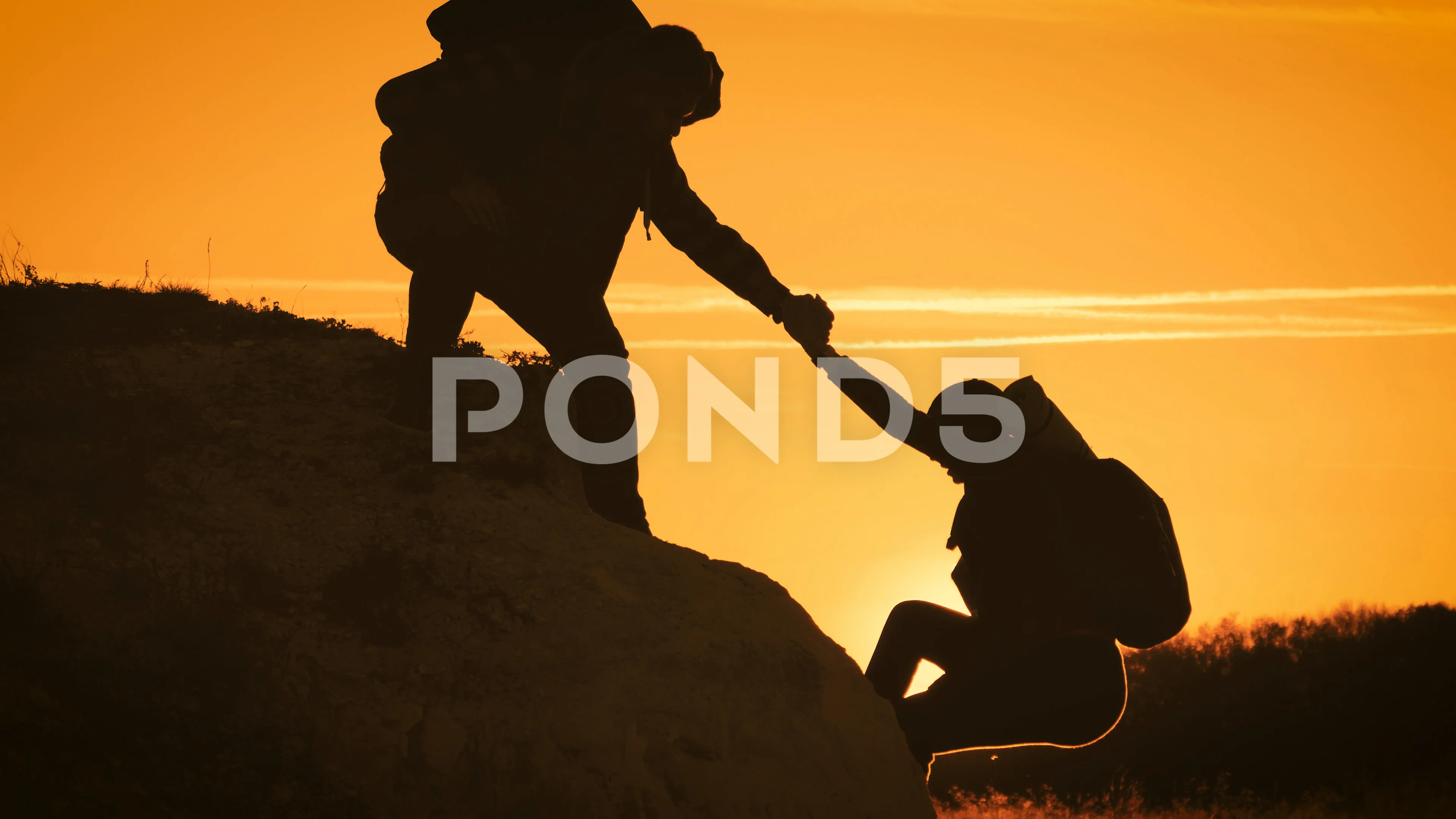 Helping Hands Silhouette