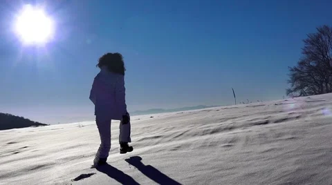 Snow Shoes Silhouette Stock Videos – Royalty-Free HD & 4K Videos | Pond5