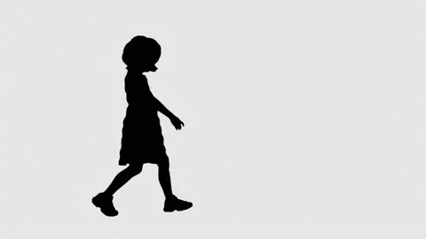 Stop Walking Silhouette Stock Video Footage | Royalty Free Stop Walking ...