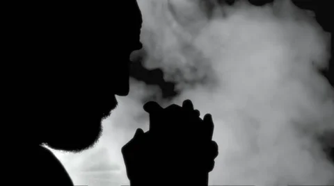 Smoking Shadow Whisperer Stock Footage ~ Royalty Free Stock Videos | Pond5