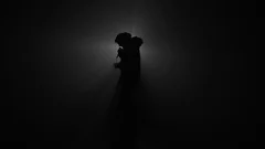 Rapper With Mic Silhouette