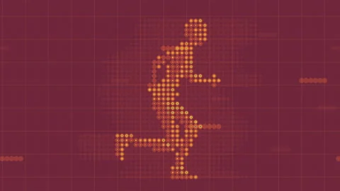 Running Silhouette Animation Stock Footage ~ Royalty Free Stock Videos ...