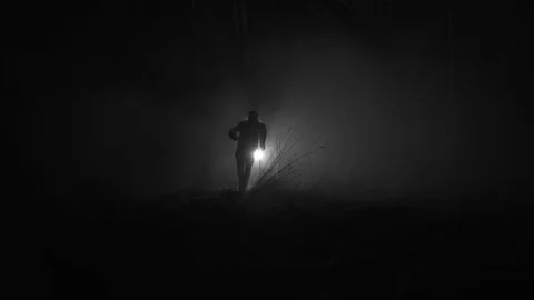 Man Running At Night Stock Videos – Royalty-Free HD & 4K Videos | Pond5