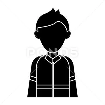 Silhouette paramedic character uniform stethoscope kit first aid emergency: Graphic #71606281