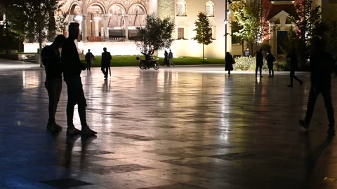 Crowded Silhouette Stock Videos – Royalty-Free HD & 4K Videos | Pond5