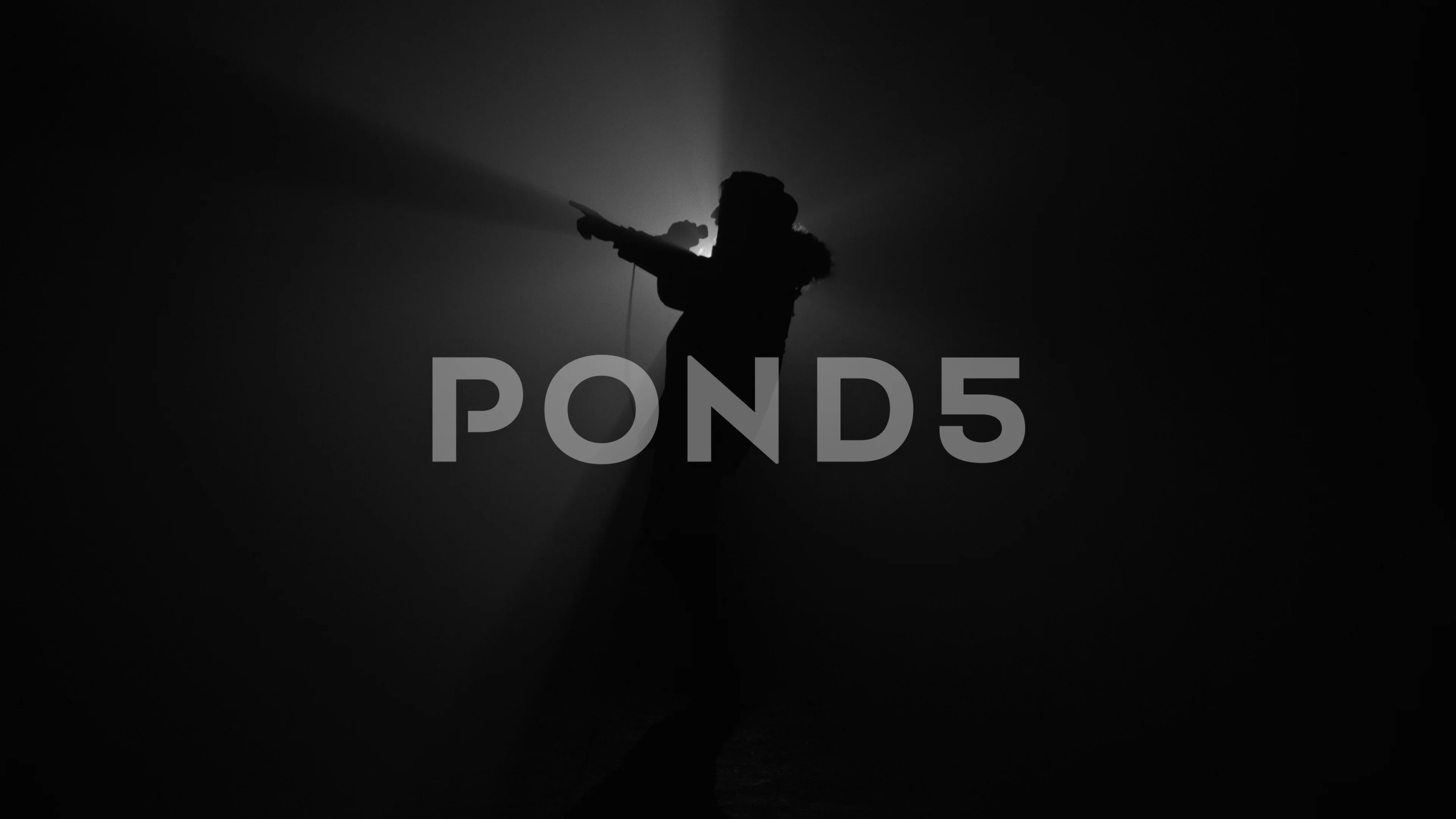 Rapper With Mic Silhouette