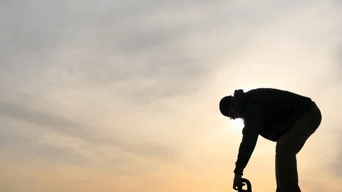 Silhouette Weight Stock Videos – Royalty-Free HD & 4K Videos | Pond5