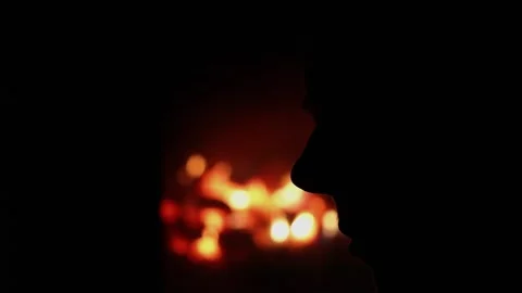 Fireplace Silhouette Stock Videos – Royalty-Free HD & 4K Videos | Pond5