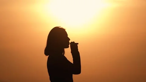 Woman Vaping Stock Footage ~ Royalty Free Stock Videos | Pond5