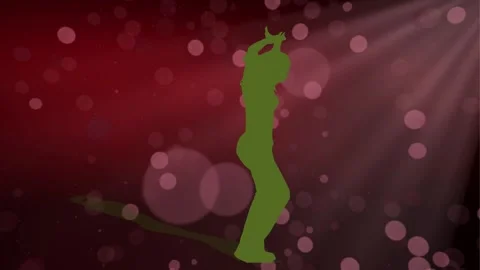 Animated Dancing Silhouette Stock Footage ~ Royalty Free Stock Videos ...