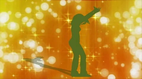 Animated Dancing Silhouette Stock Footage ~ Royalty Free Stock Videos ...