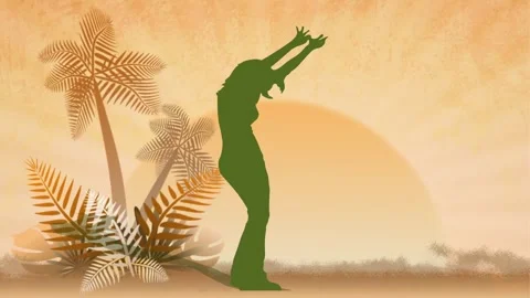 Animated Dancing Silhouette Stock Footage ~ Royalty Free Stock Videos ...