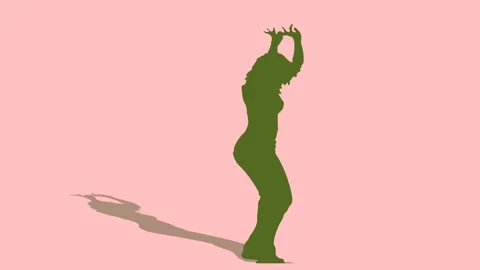 Animated Dancing Silhouette Stock Footage ~ Royalty Free Stock Videos ...