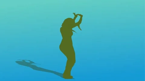 Animated Dancing Silhouette Stock Footage ~ Royalty Free Stock Videos ...