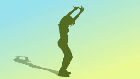 Animated Dancing Silhouette Stock Footage ~ Royalty Free Stock Videos ...