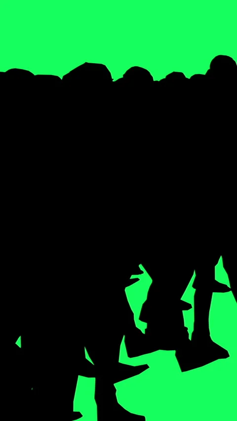 Crowd From People Green Screen Stock Footage ~ Royalty Free Stock ...