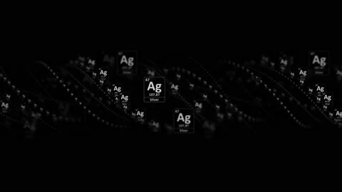 SILVER Molecule Symbol, AG, Chemistry Pe... | Stock Video | Pond5