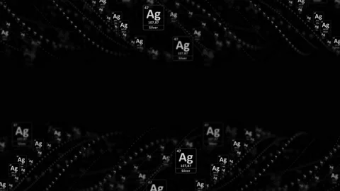 SILVER Molecule Symbol, AG, Chemistry Pe... | Stock Video | Pond5