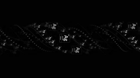 SILVER Molecule Symbol, AG, Chemistry Pe... | Stock Video | Pond5