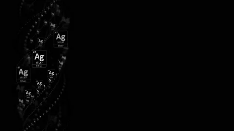 SILVER Molecule Symbol, AG, Chemistry Pe... | Stock Video | Pond5