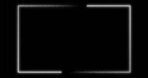 Silver neon frame border background with... | Stock Video | Pond5