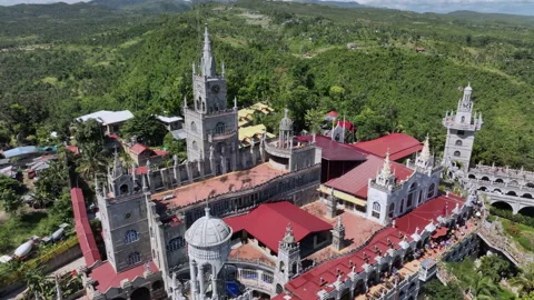 Simala Monastery Shrine On Cebu Island, ... | Stock Video | Pond5