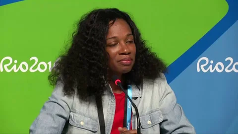 Simone Manuel's mother says family has l... | Stock Video | Pond5