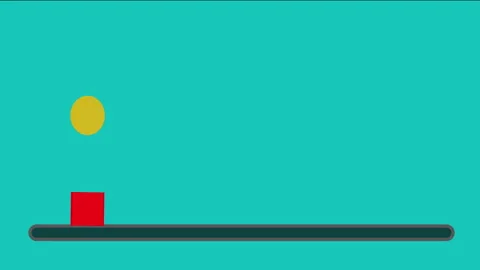 Simple 2D animation of objects of differ... | Stock Video | Pond5