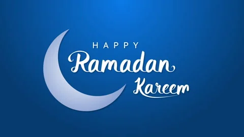 Simple 2D Ramadan Kareem animation bounc... | Stock Video | Pond5