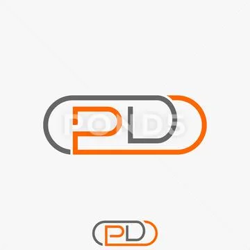 Simple and unique letter or word PD sans serif line cut font on ellipse ...
