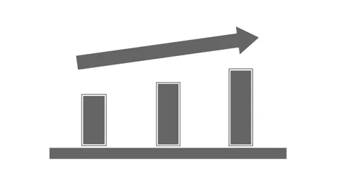 Simple animated illustration of statisti... | Stock Video | Pond5