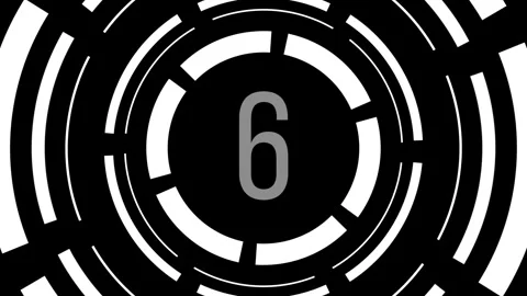 Simple animation of a 1 minute countdown... | Stock Video | Pond5