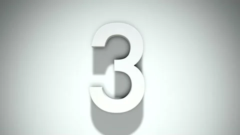 Number Three Stock Video Footage | Royalty Free Number Three Videos | Pond5