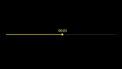 Simple animation showing a times countdo... | Stock Video | Pond5