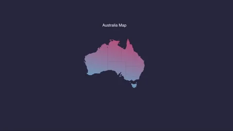 Australia Map Simple Stock Videos – Royalty-Free HD & 4K Videos