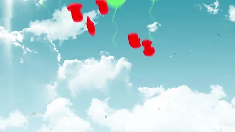 Simple Balloon Titles ~ After Effects Template #144688254